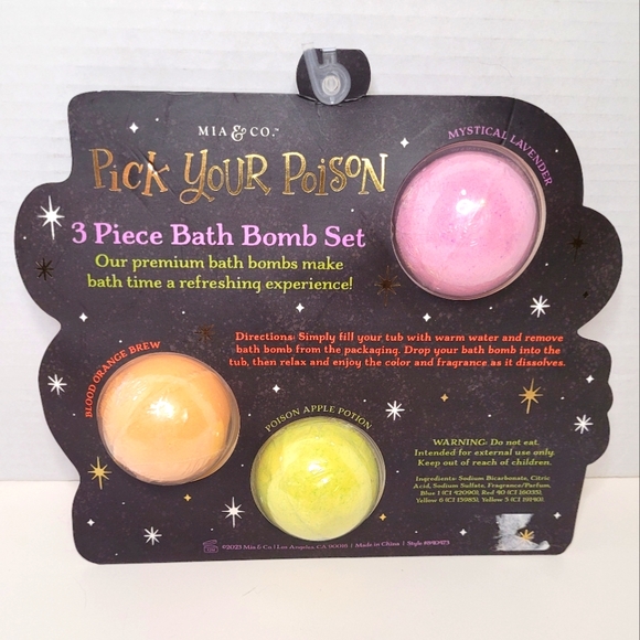 Mia & Co. | Bath & Body | Pick Your Poison Bath Bomb Set New | Poshmark